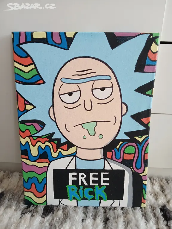 Rick a Morty obraz - Trutnov - Bazar - Sbazar.cz