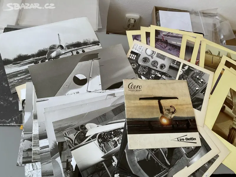57 x AERO staré fotografie, katalog L29 letadla - Praha - Bazar - Sbazar.cz