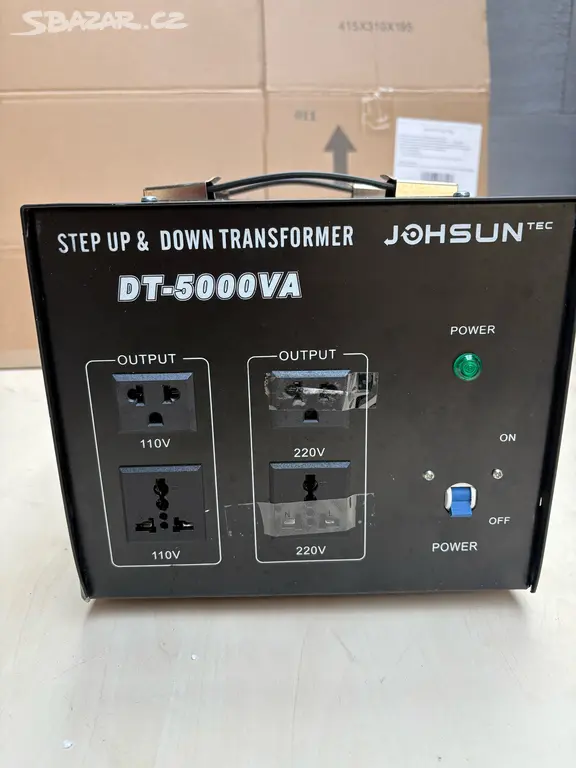 Převodník napětí Transformátor DT-5000 VA 5000W - Praha - Bazar - Sbazar.cz
