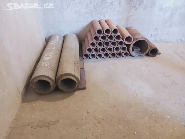 Betonové trubky, potrubí, roury d 100mm a drenáž. - Hostašovice - Bazar ...