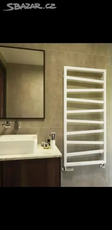 Koupelnový radiátor ZAG2 RAL 9016 1334/500 TERMA - Krňany - Bazar ...