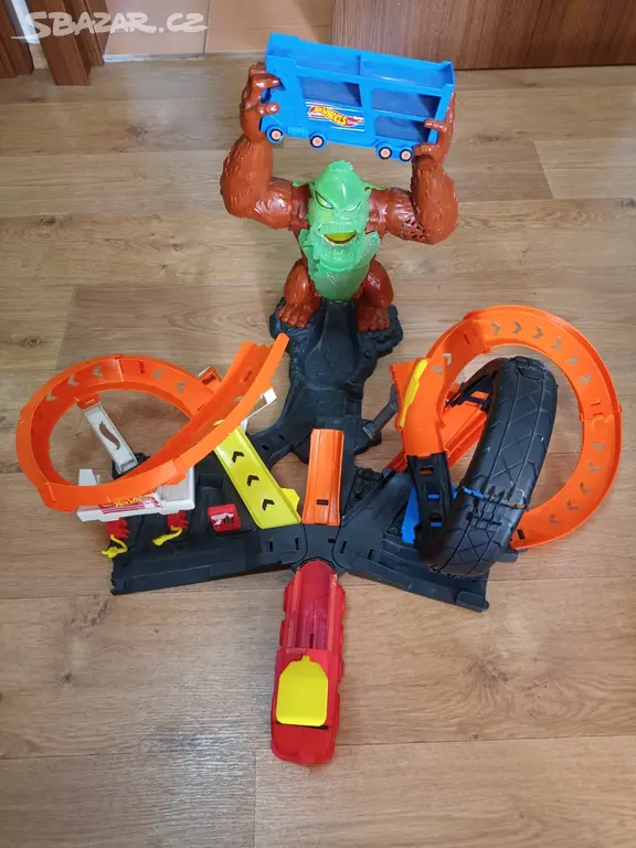 Autodráha Hot Wheels Gorila - útok gorily - Hustopeče - Bazar - Sbazar.cz