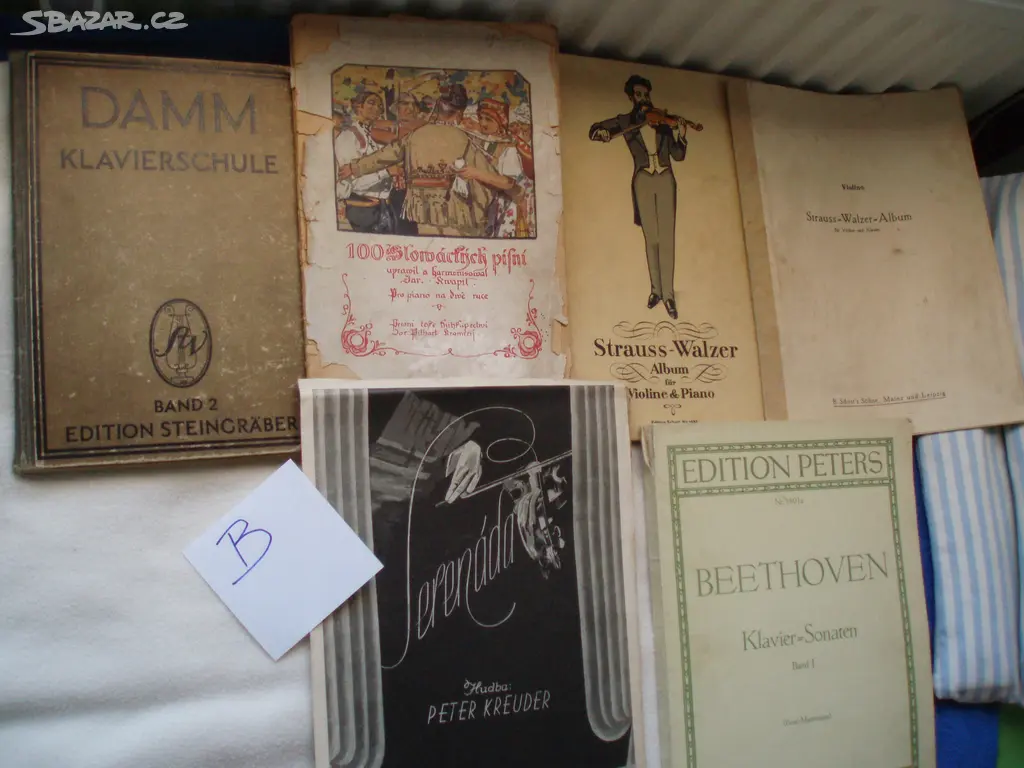 staré NOTY-Beethoven, Strauss - Uherský Brod - Bazar - Sbazar.cz