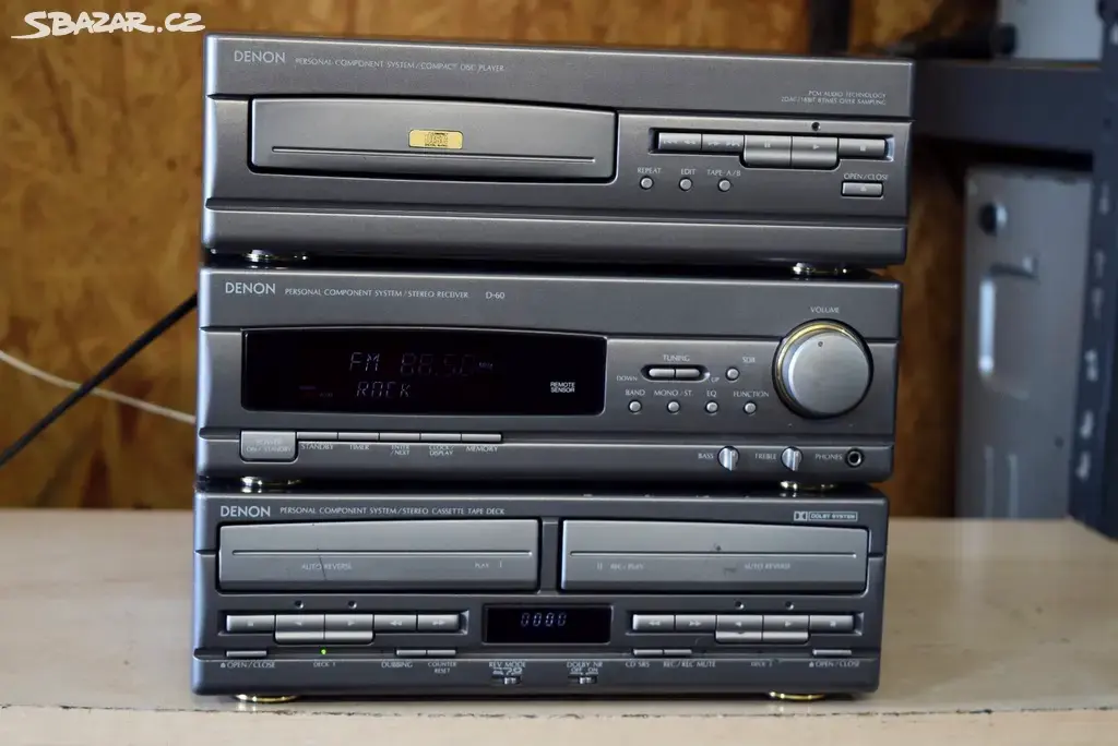 DENON D-60 LEVNÁ MIDI VĚŽ AUDIO SYSTÉM KOMPONENTY - Broumov - Bazar ...