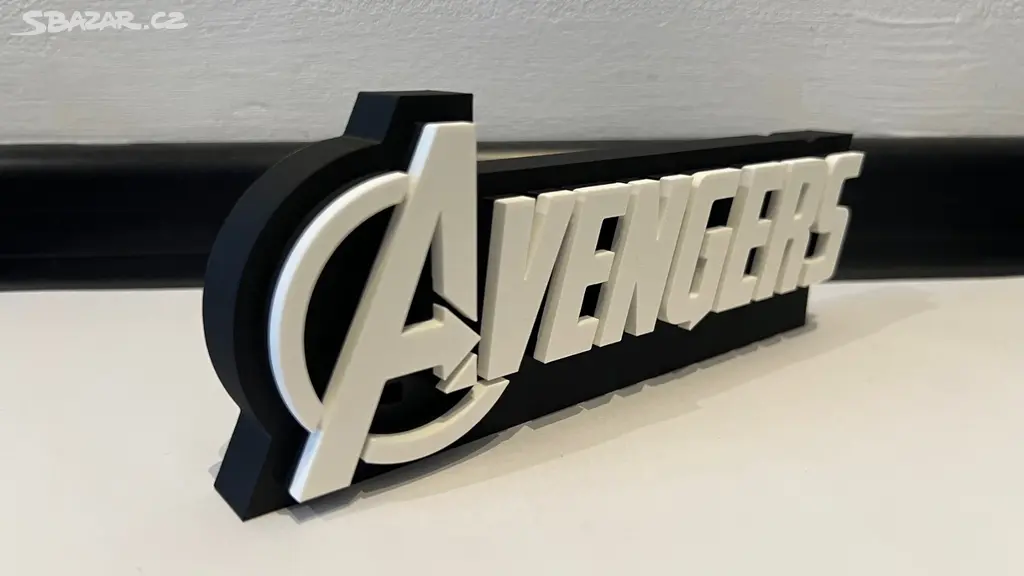 3d tisk logo Avengers - Ostrava - Bazar - Sbazar.cz
