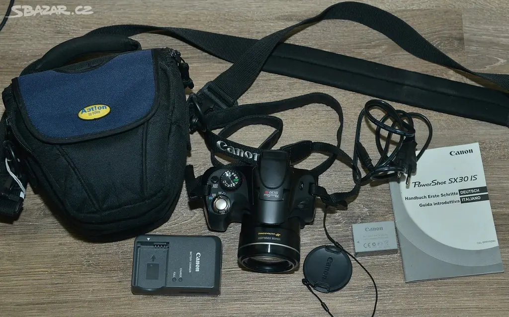 Canon PowerShot SX30 IS CCD *35x Op.Zoom*HDV*Bag - České Budějovice - Bazar - Sbazar.cz