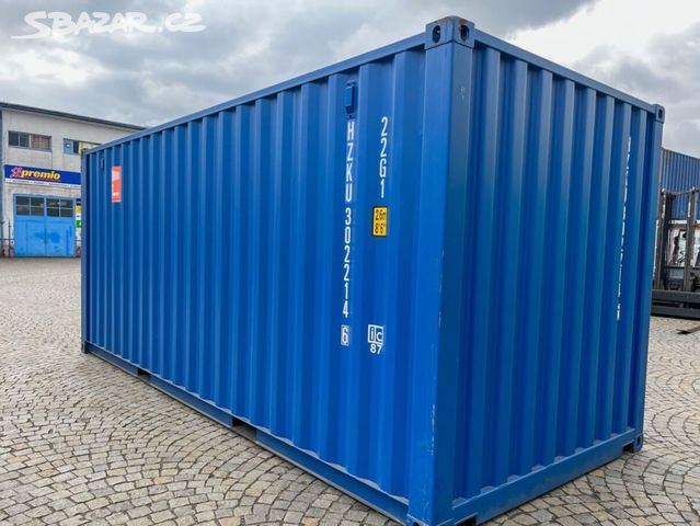 Lodní kontejner 20' modrý po jedné cestě - SKLADEM - Třebíč - Bazar ...