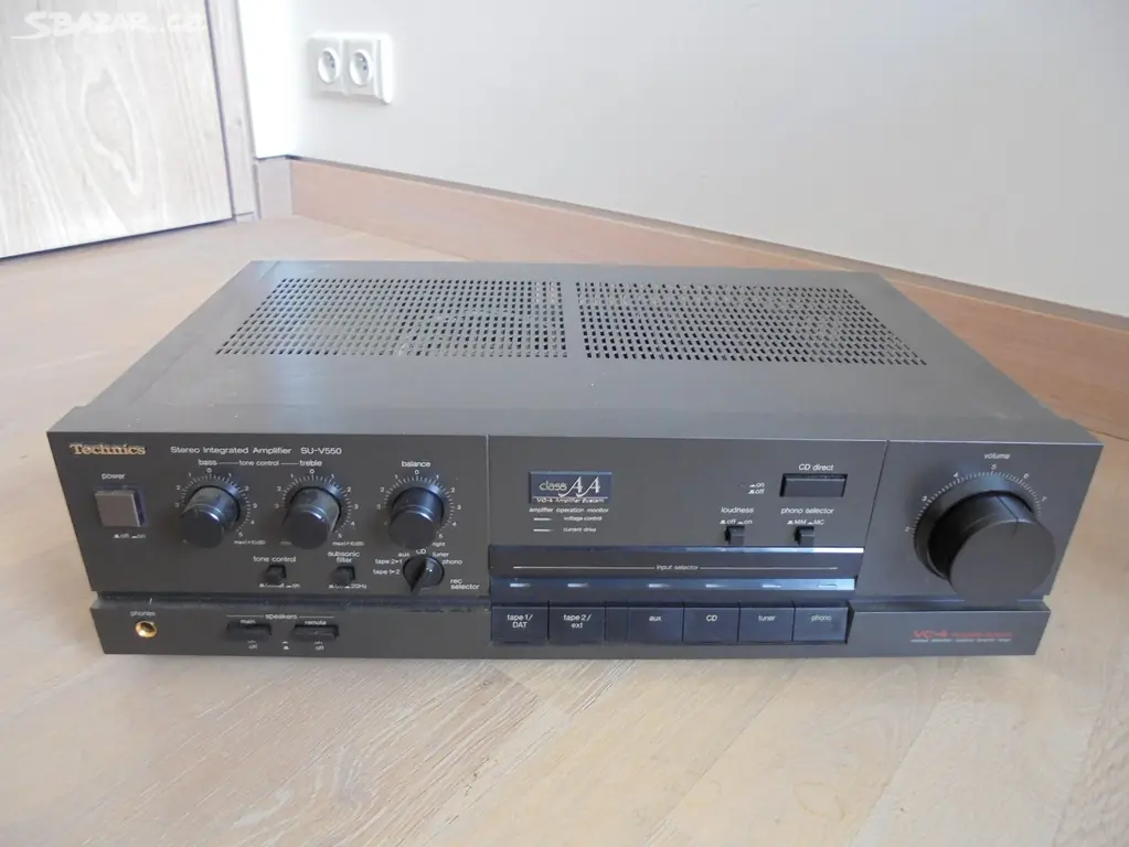 Technics SU-V550 - nefunkční zesilovač class AA - Vysoké Mýto - Bazar ...