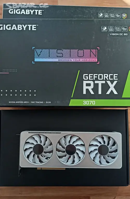 Gigabyte GeForce RTX 3070 VISION OC 8GB - Karviná - Bazar - Sbazar.cz