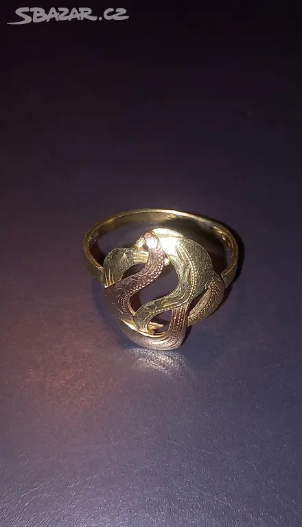Zlatý prsten 14k - Únětice - Bazar - Sbazar.cz