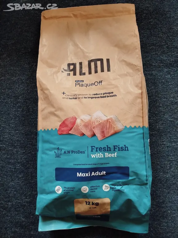 Almi Maxi Adult Fresh Fish with Beef 12 kg - Dolní Roveň, Komárov ...