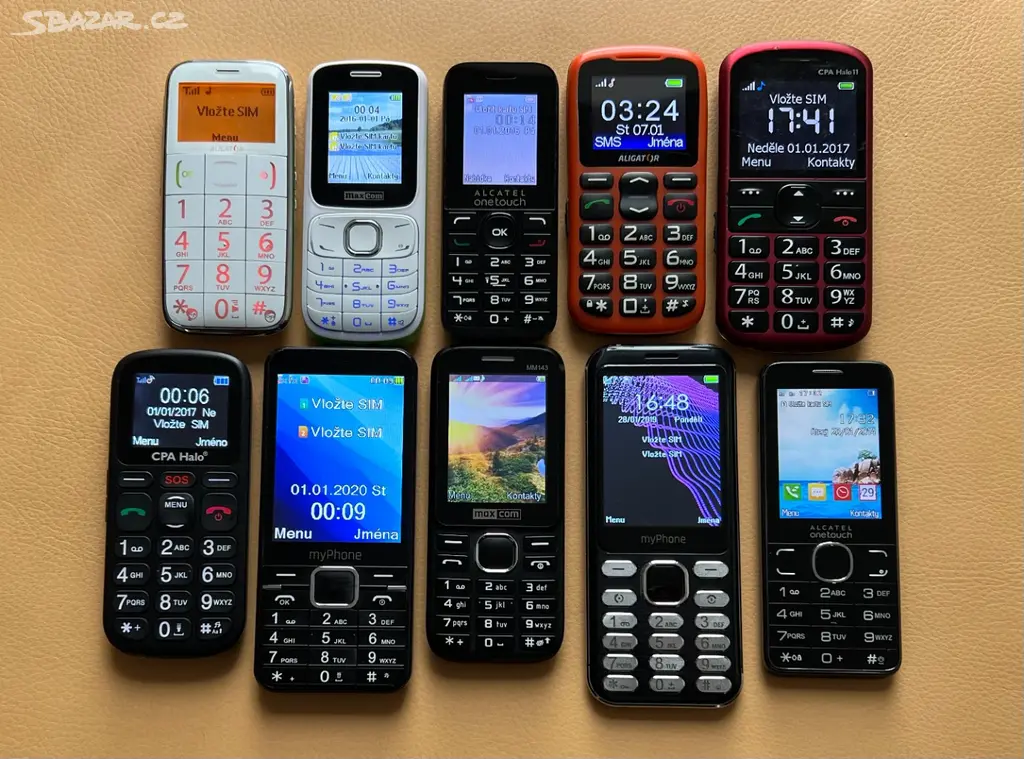 Aligator A500, Maxcom MM129,Alcatel onetouch 1016G - Nymburk - Bazar ...