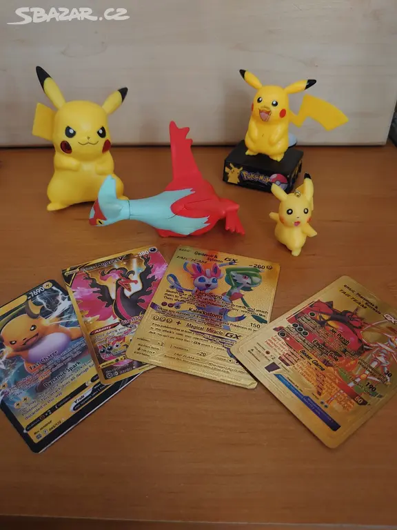 Figurky Pokémon - Pikachu, karty - set - Ostrava - Bazar - Sbazar.cz