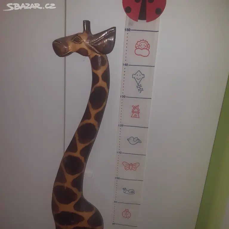 Drevena zirafa 150cm - Brno - Bazar - Sbazar.cz