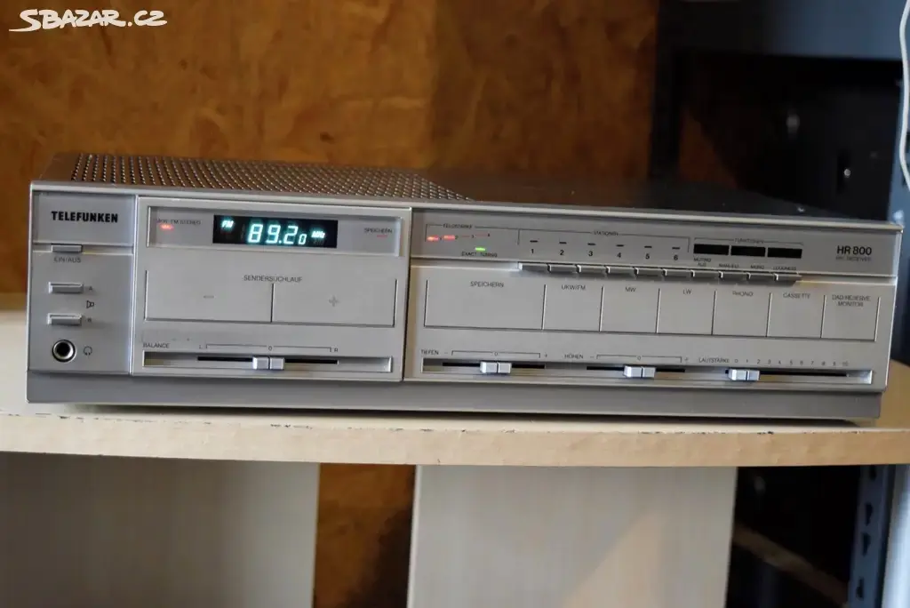 TELEFUNKEN HR800 VÝBORNÝ HIFI STEREO RECEIVER !!! - Broumov - Bazar ...