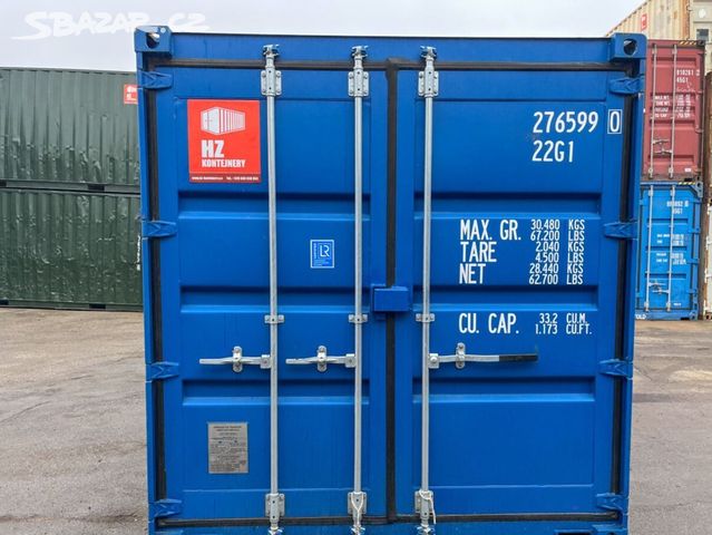 Lodní kontejner 20 modrý - bez dopravy - Česká Tř - Třebíč - Bazar ...