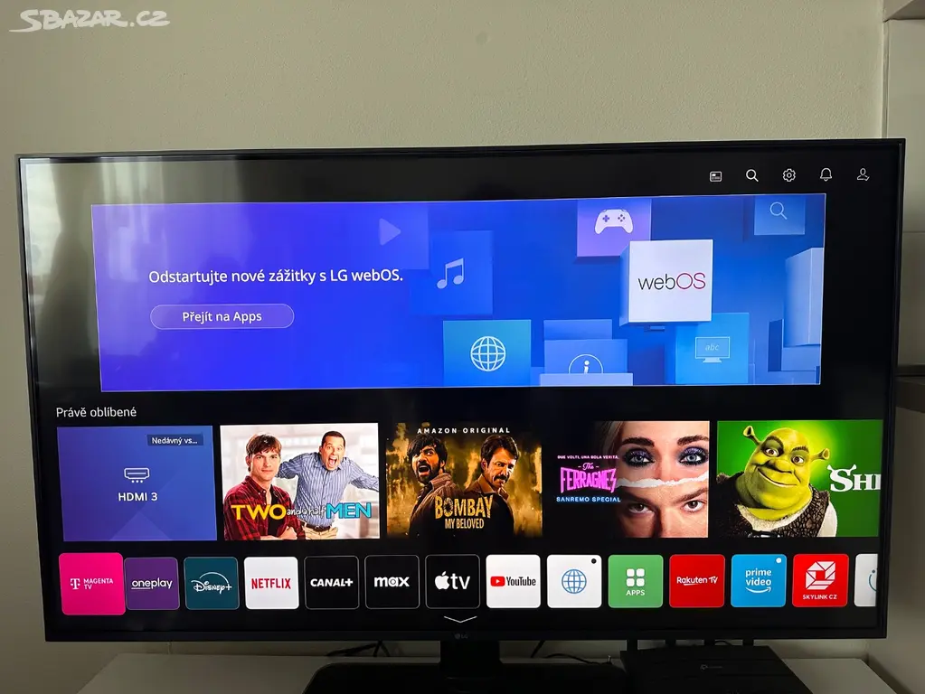 Prodám LG 4K UHD Smart TV (108 cm)+otočný stojan - České Budějovice, České Budějovice 2 - Bazar ...