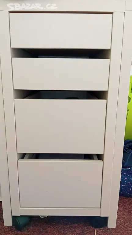 Ikea Micke-zásuvkový kontejner na kolečkách,2 stůl - Brno-město - Bazar ...