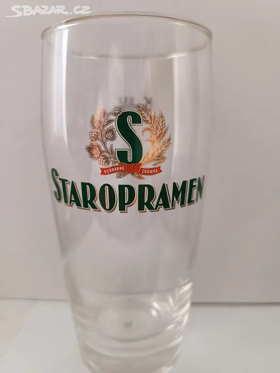 Pivní sklenice Staropramen - 0,5l - Opava - Bazar - Sbazar.cz