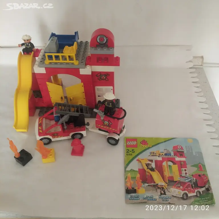 Lego duplo 6168 hasičská stanice, hasiči - Praha - Bazar - Sbazar.cz
