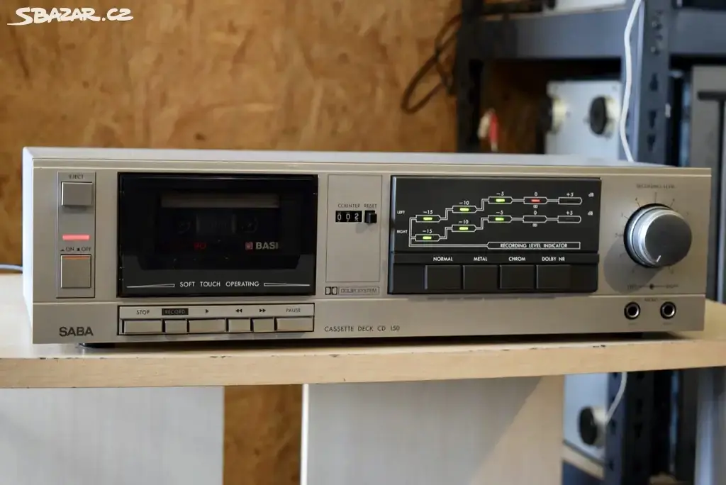 SABA CD 150 LEVNÝ STEREO TAPE DECK !! - Broumov - Bazar - Sbazar.cz