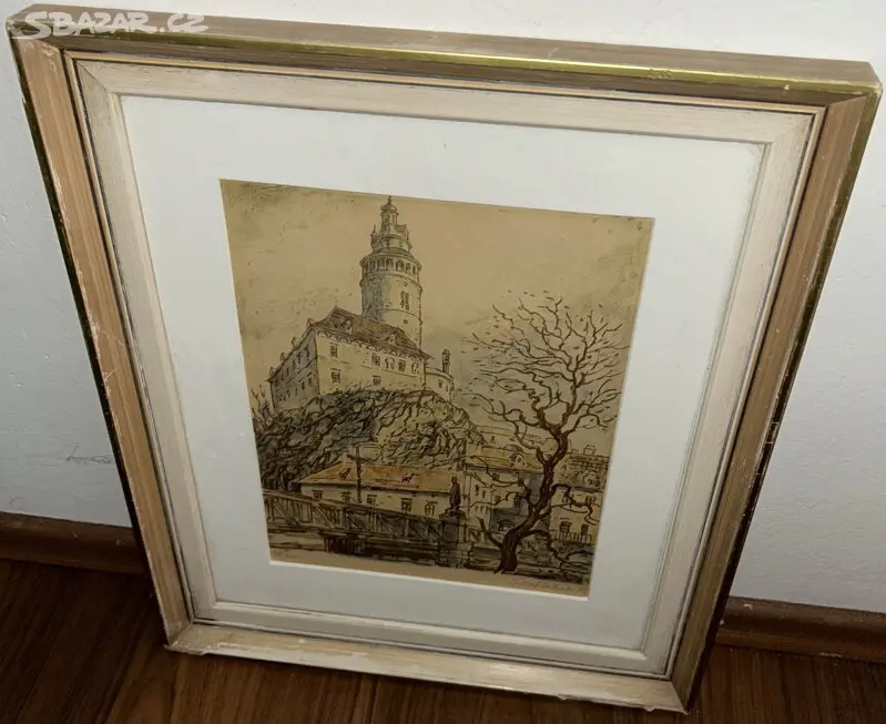 ZÁMECKÁ VĚŽ V ČESKÉM KRUMLOVĚ - SAHULA JOSEF - Horoušany - Bazar ...