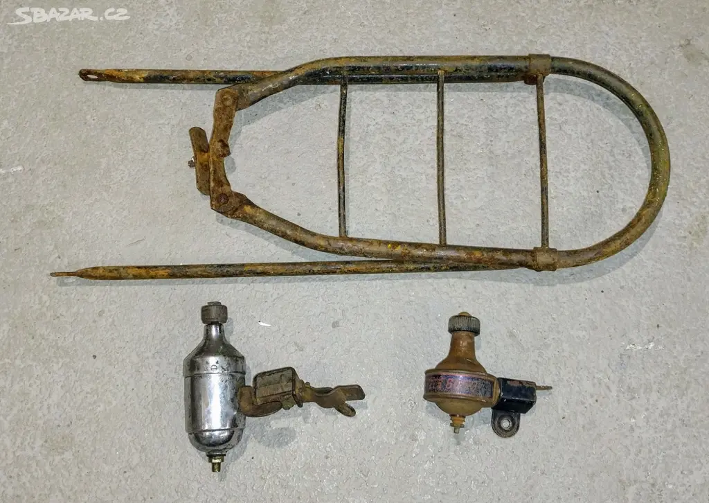 Dynamo a nosič na staré kolo - Plzeň, Doubravka - Bazar - Sbazar.cz