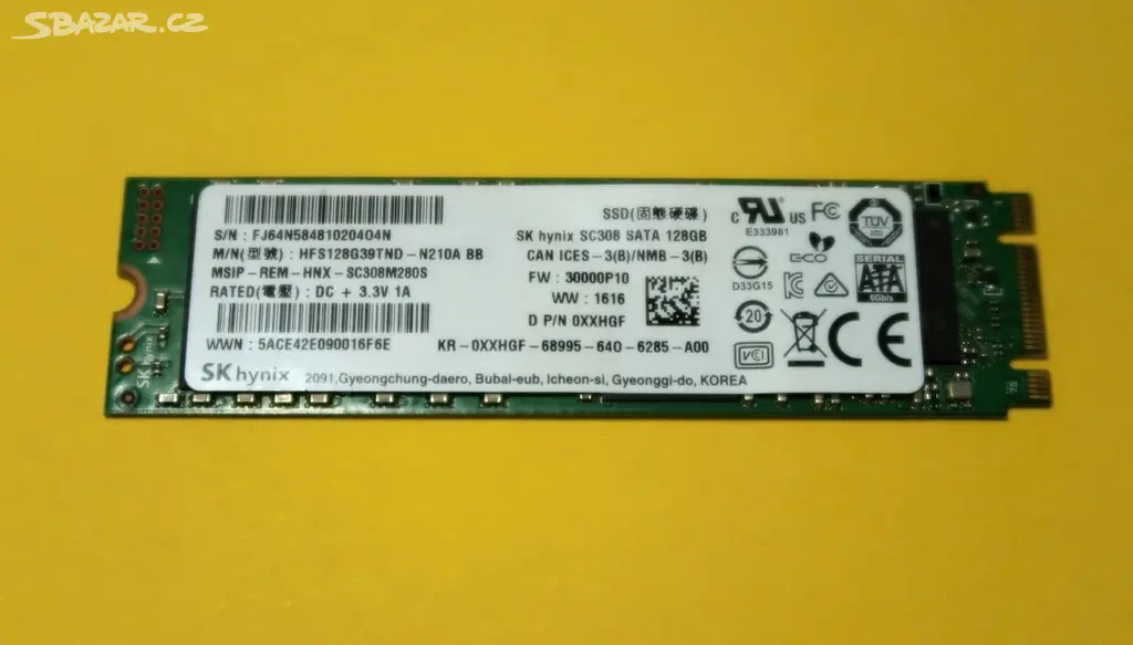 SSD disk M.2 SK Hynix SC308 128GB 6 GB/s SATA III - Slabce - Bazar ...