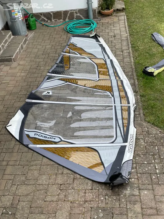 Plachta na windsurfing, 5,8 m2, Gaastra Poison - Praha - Bazar - Sbazar.cz