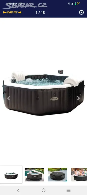 Vířivka Intex 28458 PureSpa Jet & Bubble Deluxe - Uherské Hradiště ...