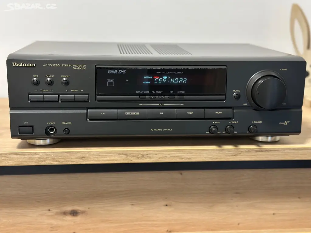 TECHNICS SA-EX140 VÝBORNÝ STEREO RECEIVER S RDS !! - Broumov - Bazar - Sbazar.cz