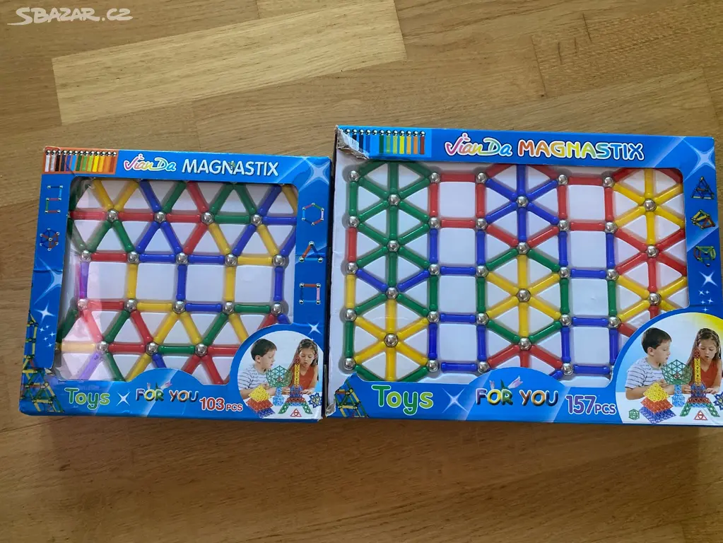 Magnastix. Magnetická stavebnice - Praha, Stodůlky - Bazar - Sbazar.cz