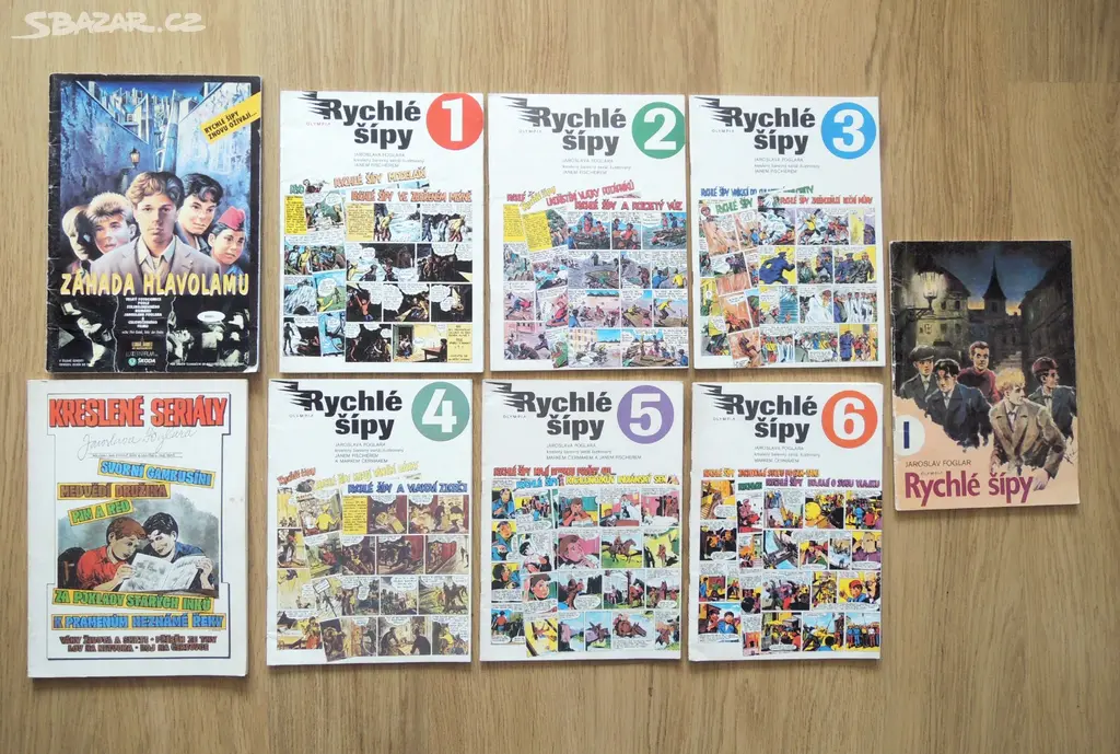 Rychlé šípy komiks Záhada hlavolamu Foglar - Praha - Bazar - Sbazar.cz