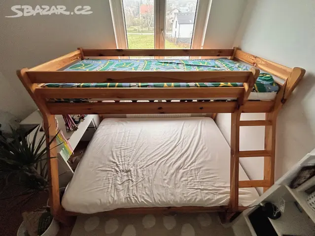 Dvoupatrová postel - Tuchoměřice - Bazar - Sbazar.cz