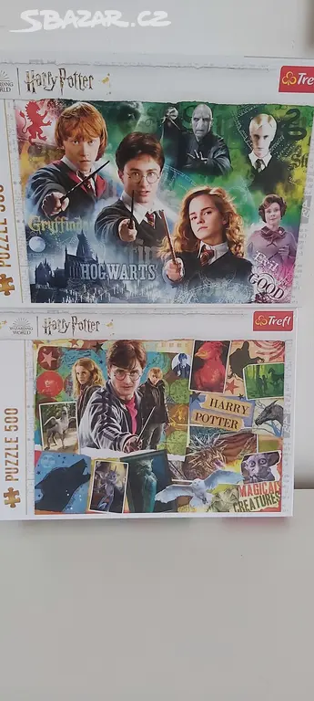 Puzzle Harry Potter - 500 dílků - 2ks - Unhošť - Bazar - Sbazar.cz