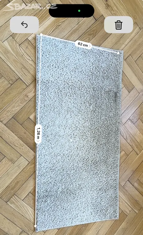 Koberec IKEA STOENSE 65 × 130 cm, krémový - Praha 7 - Bazar - Sbazar.cz