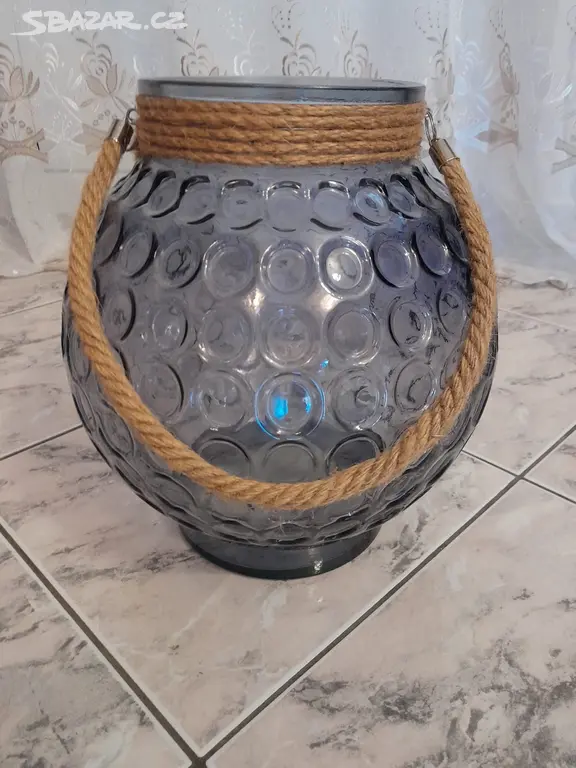 Velká skleněná lucerna - Vyškov - Bazar - Sbazar.cz