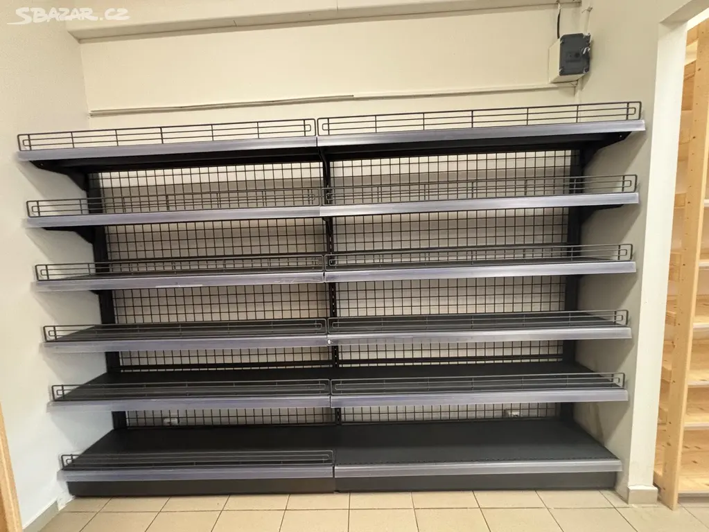 Kovové prodejní regály Gondella 180x132x31cm - Ochoz u Brna - Bazar ...