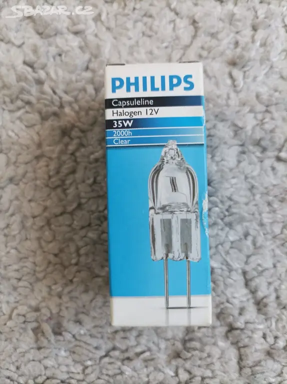 Žárovka Philips Halogen 12V 35W, nová - Praha 12 - Bazar - Sbazar.cz