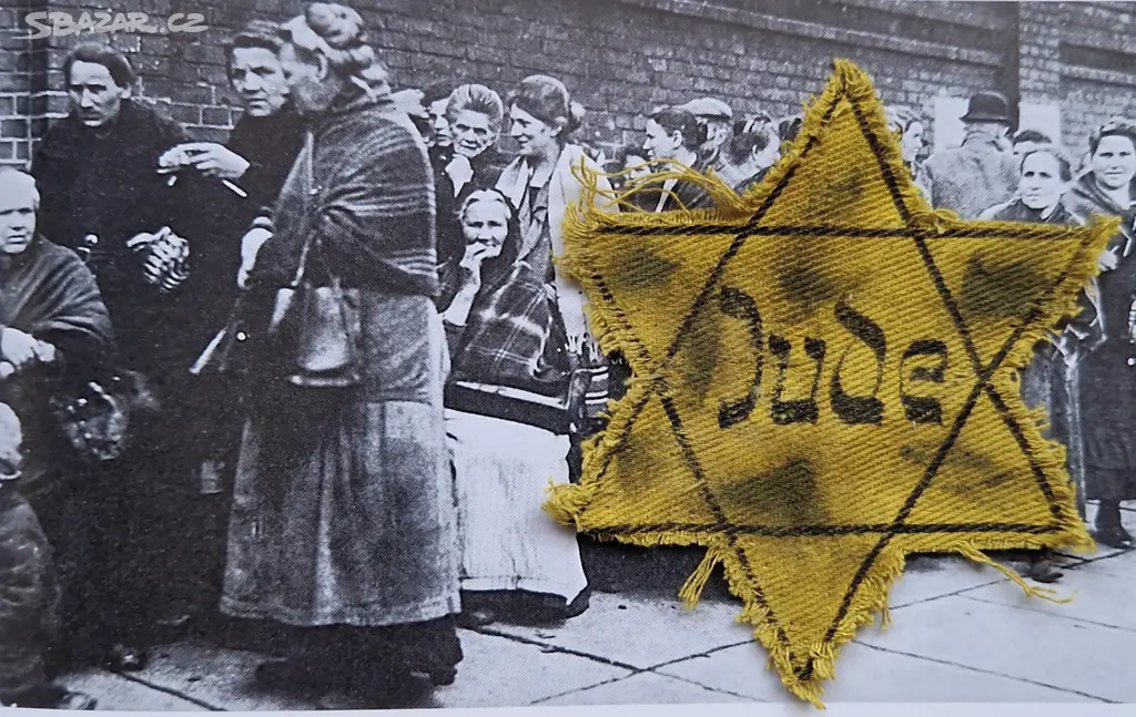 Židovská hvězda z války - Davidova hvězda - Humpolec - Bazar - Sbazar.cz