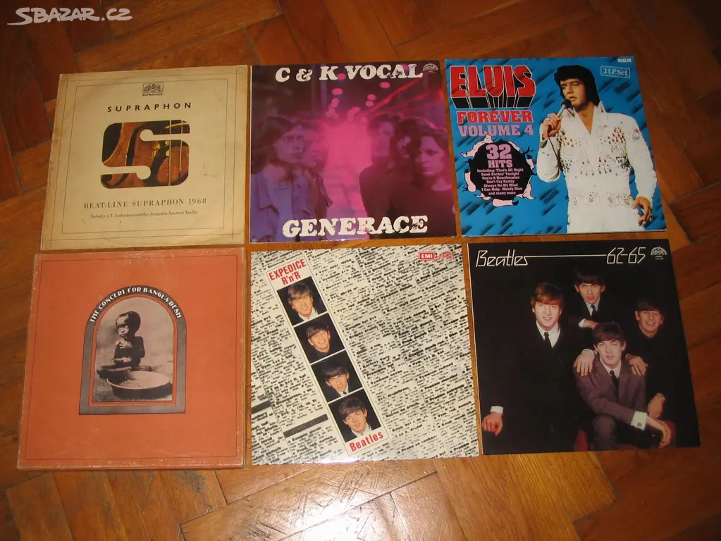 LP vinyly = Beatles, Elvis Presley, Genesis a jiné - Vysoké Mýto - Bazar - Sbazar.cz