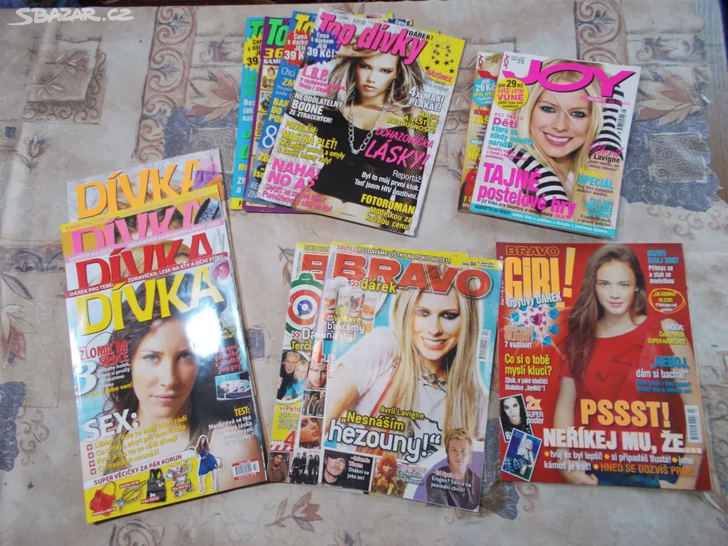 Retro časopisy Bravo, Joy, Dívka s další - Nové Strašecí - Bazar ...