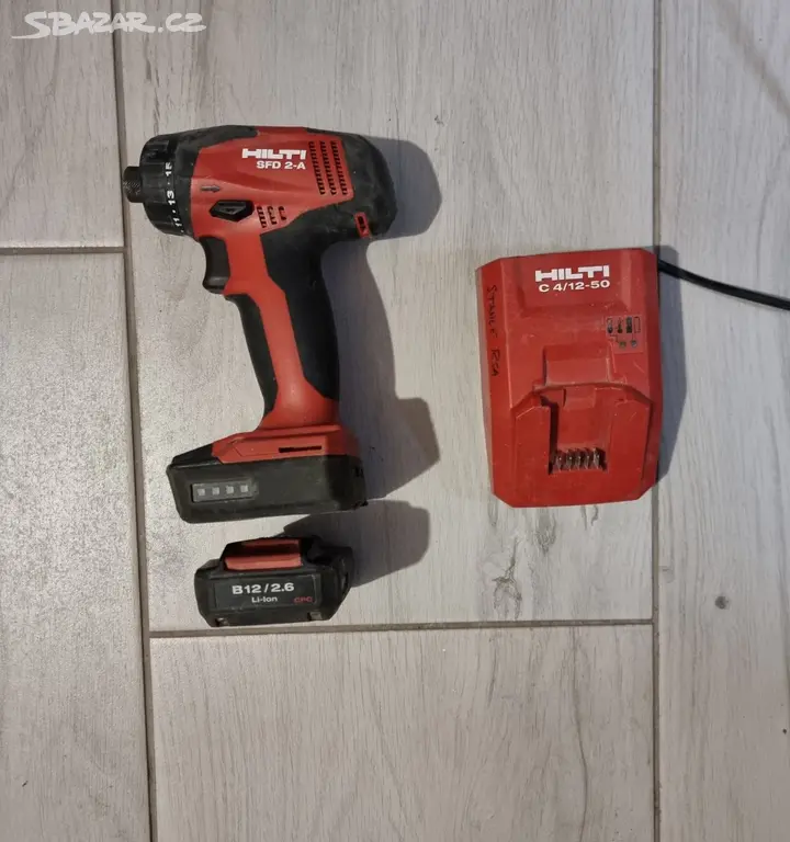 Hilti SFD 2-A s baterkami a nabíjačkou - Mosty u Jablunkova - Bazar - Sbazar.cz