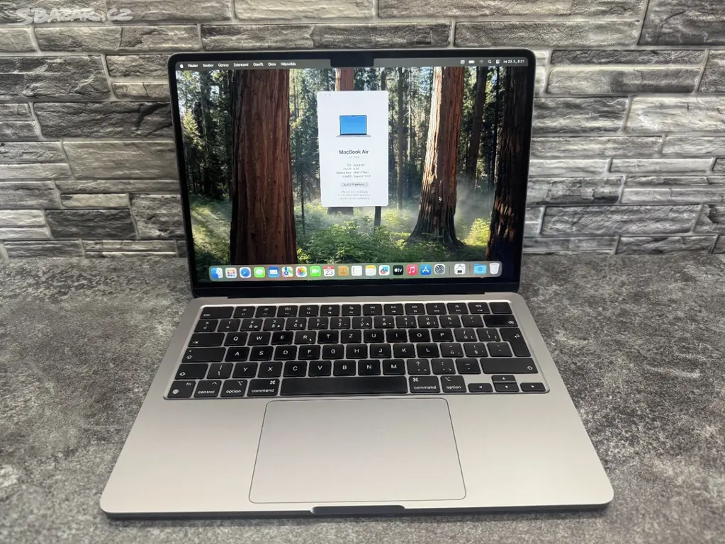 MacBook Air 13 2022 M2 / 8GB / 256GB - Praha 4 - Bazar - Sbazar.cz