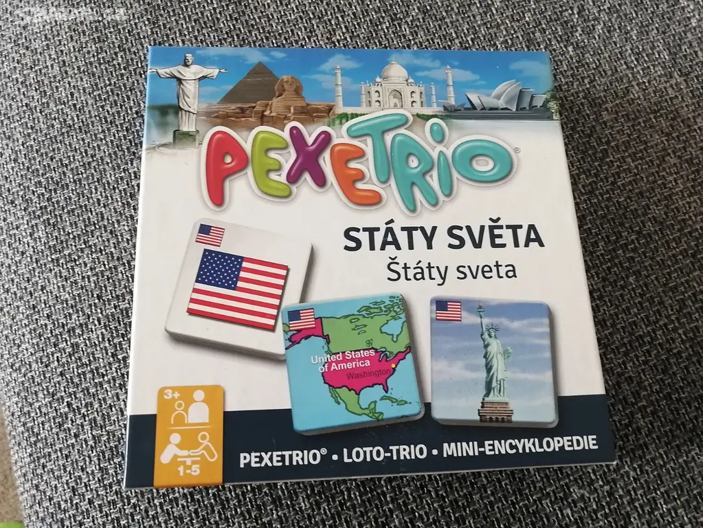 Pexetrio státy světa pexeso - Praha - Bazar - Sbazar.cz