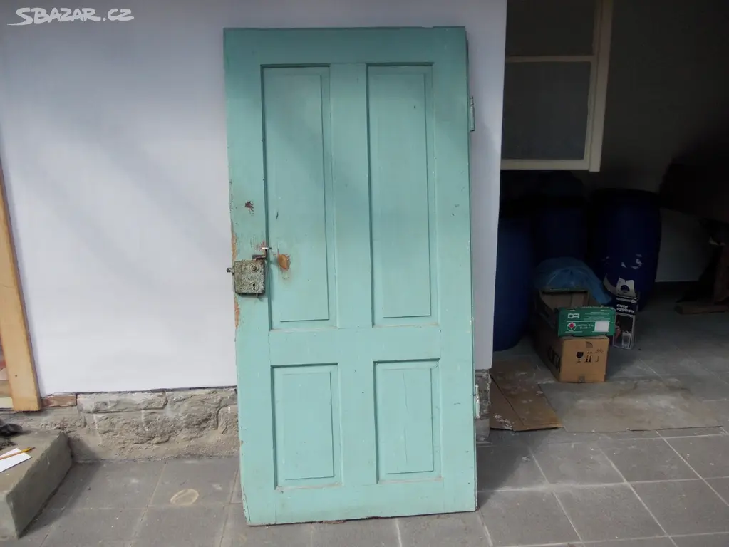 Staré dřevěné dveře. - Nové Hrady - Bazar - Sbazar.cz