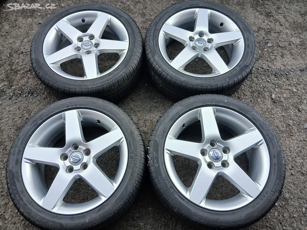 Prodám sadu Orig ALU kol Volvo 205/50R17 letní - Kadaň - Bazar - Sbazar.cz
