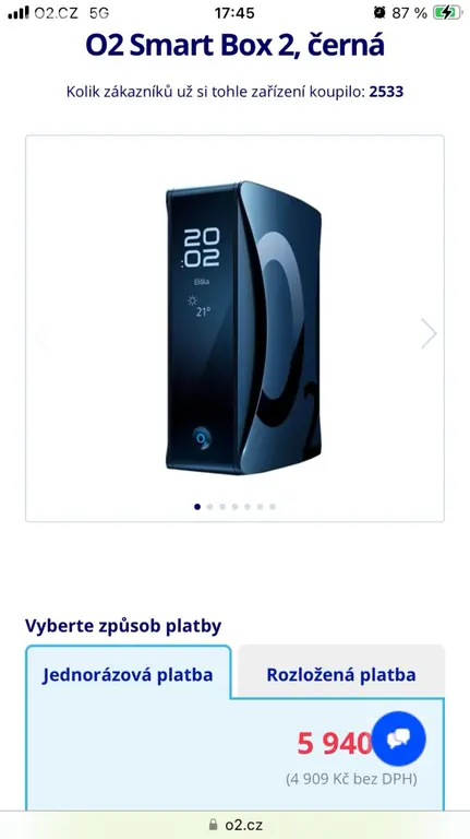 02 Smart Box 2, černá (modem) - Kolín - Bazar - Sbazar.cz