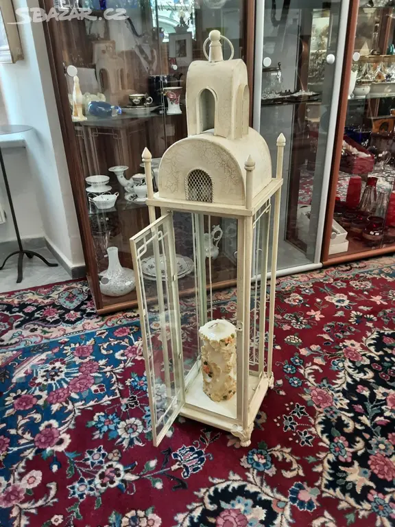 Velká kovová lucerna - Plzeň - Bazar - Sbazar.cz