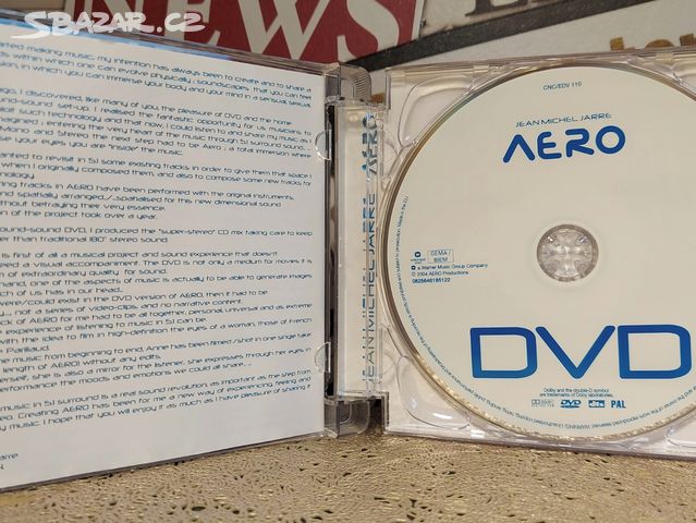 Jean Michel Jarre - A.E.R.O CD + DVD (Aero in DTS) - Ostrava, Vítkovice ...